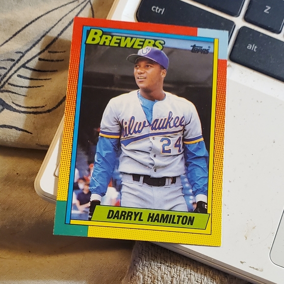 Other | Darryl Hamilton Baseball Card | Poshmark